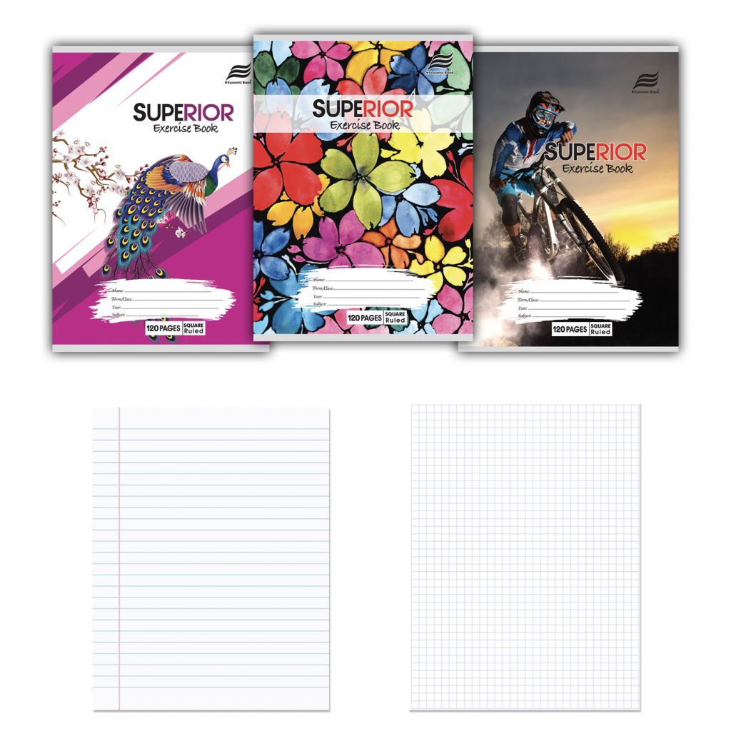Superior Exercise Books A4 SQUARES | Economic Industries Superior Exercise Books A4 SQUARES | Economic Industries